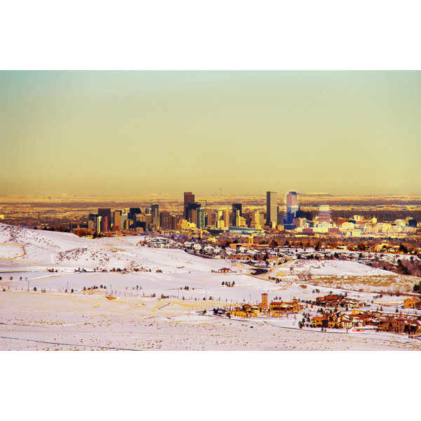 17 Stories Denver Colourado Skyline by - Wrapped Canvas Photograph ...