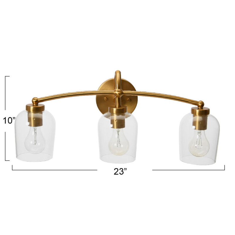 Mercer41 Eckehard 3 - Light LED Vanity Light | Wayfair