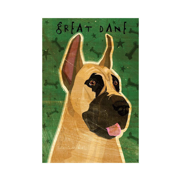 Latitude Vive Great Dane John Animals by - Wrapped Canvas Painting ...