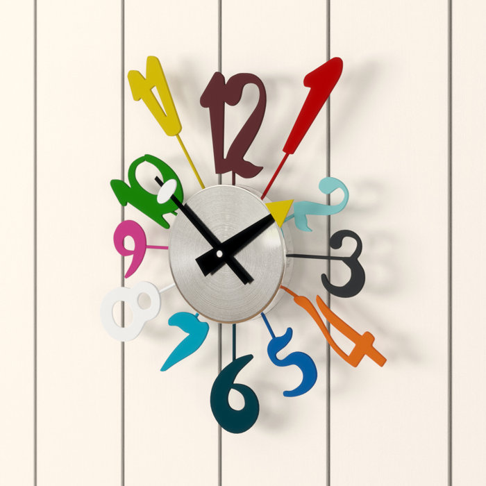 All Home Metal Wall Clock & Reviews | Wayfair.co.uk