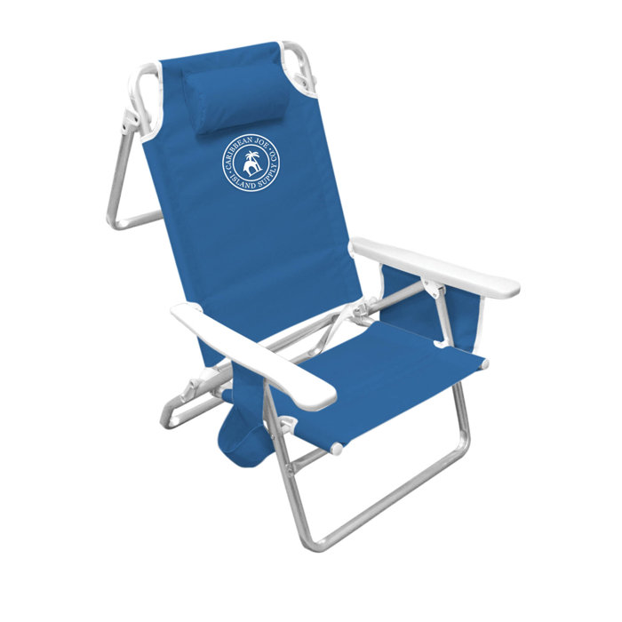 Caribbean Joe Deluxe Reclining Beach Chair & Reviews | Wayfair