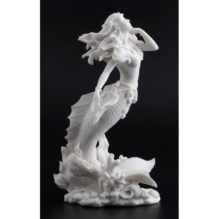 Dovecove Hawkin Mermaid Rising from Sea Figurine & Reviews | Wayfair