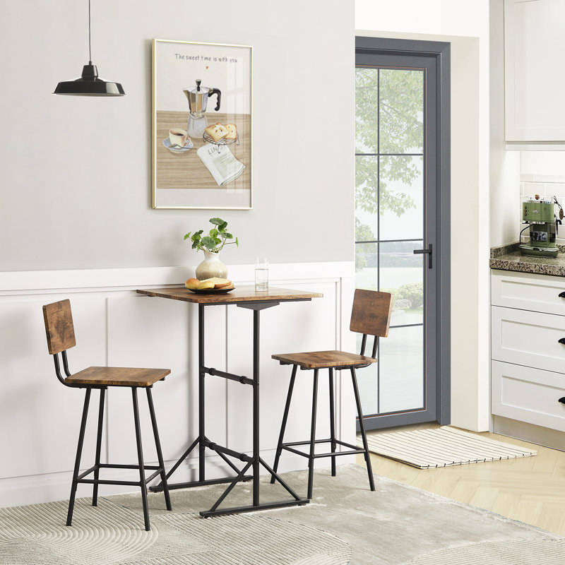 17 Stories Counter Height Drop Leaf Dining Set | Wayfair