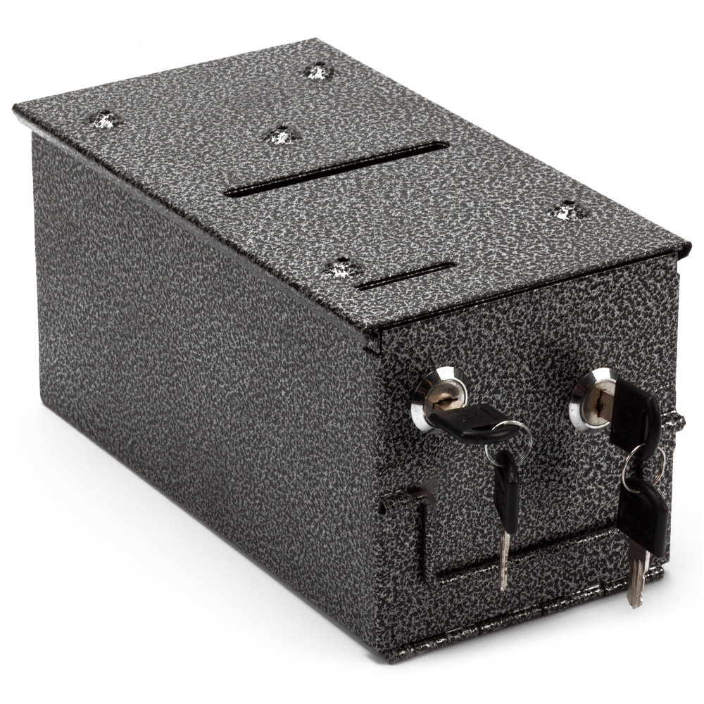 GSE Games & Sports Expert Casino Poker Table Steel Rake Toke Drop Box ...