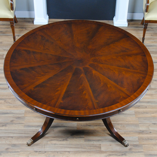 Niagara Extendable Round Solid Wood Dining Table | Wayfair