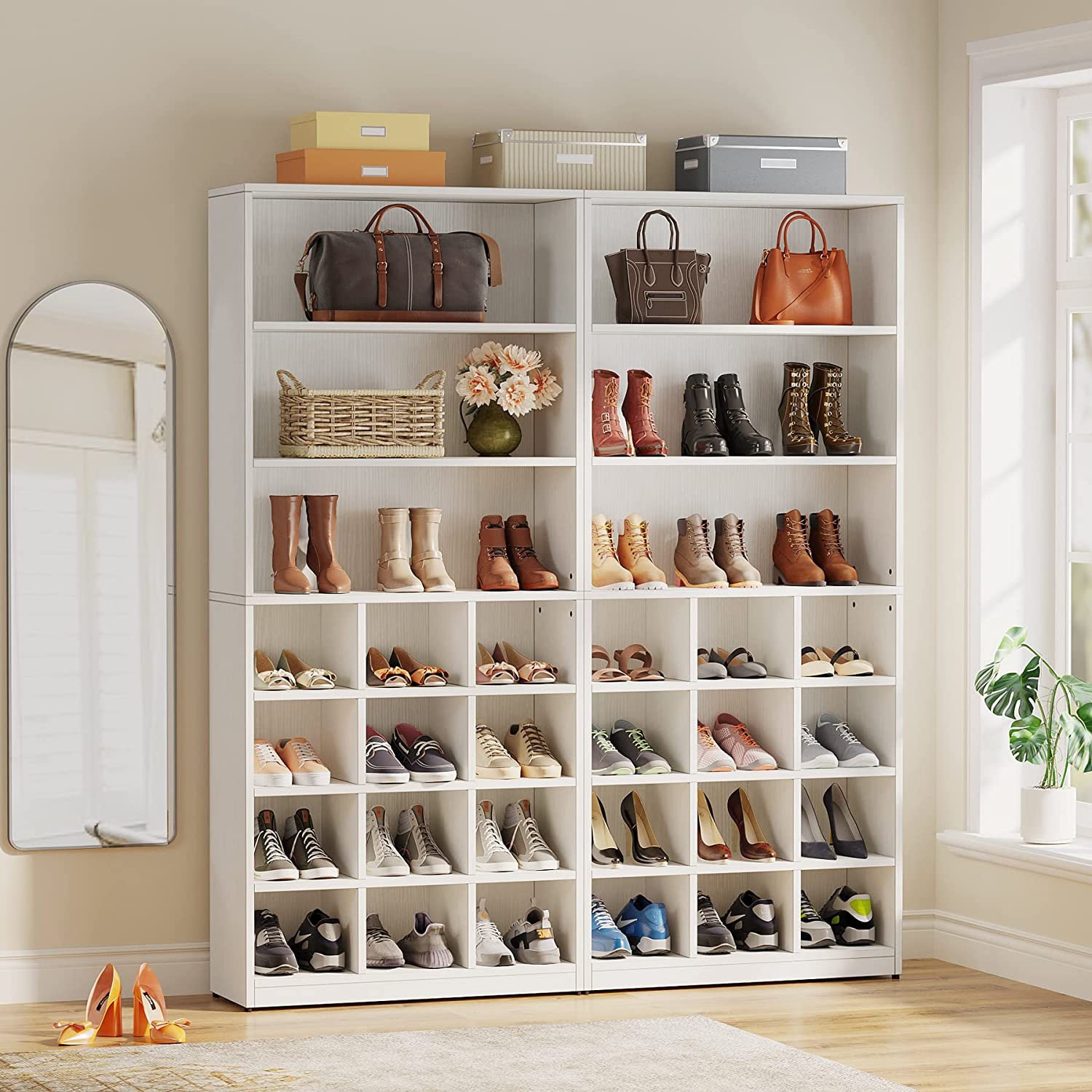 Latitude Run® 24 Pair Shoe Storage Cabinet | Wayfair
