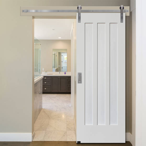 Barndoorz Slade Standard Single Barn Door Hardware Kit & Reviews | Wayfair