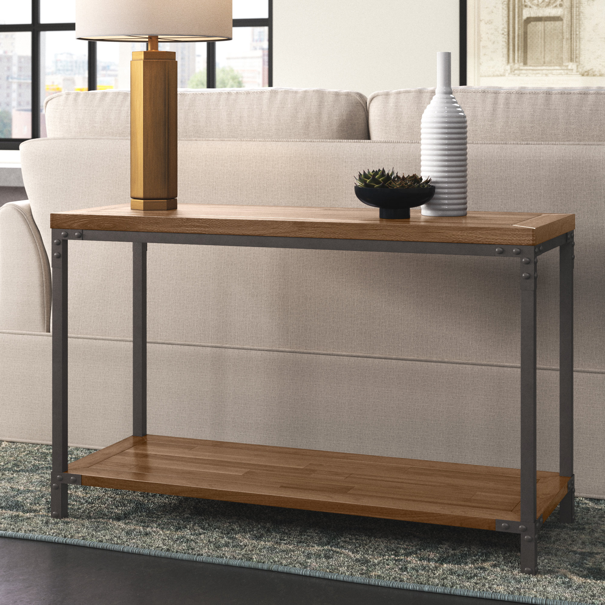 Greyleigh™ Lawrence 48'' Console Table & Reviews | Wayfair