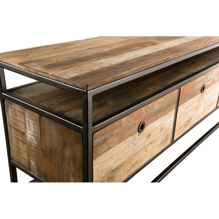 Williston Forge Yeager Solid Wood TV Stand for TVs up to 65" | Wayfair ...