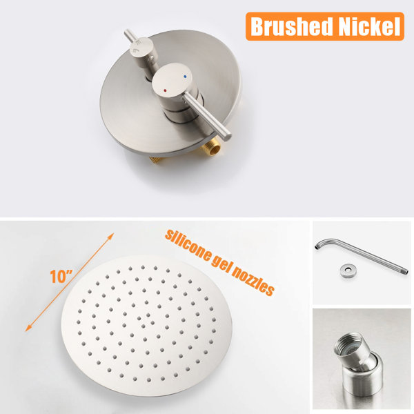 BATHLET Complete Shower System with Rough-in Valve & Reviews | Wayfair