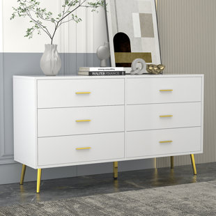 Novogratz Kelly 6 Drawer Double Dresser - Wayfair Canada
