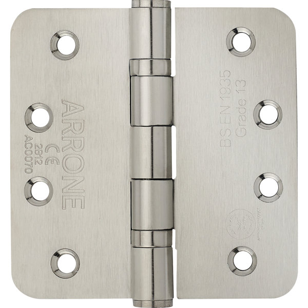 ARRONE 10.2cm H x 10.2cm W Butt Bearing Single Door Hinge | Wayfair.co.uk