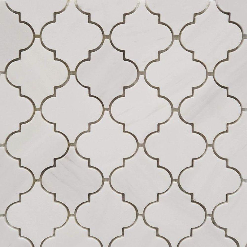 Tile & Mosaic Depot Marble Arabesque Mosaic Wall & Floor Tile | Wayfair