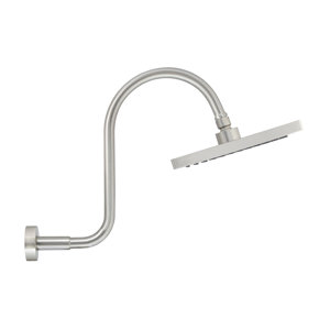 Modona Rain Shower Head with Gooseneck Arm & Reviews | Wayfair