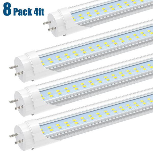 JESLED 28 Watt (280 Watt Equivalent) T8 G13 Base LED Non-Dimmable Light ...