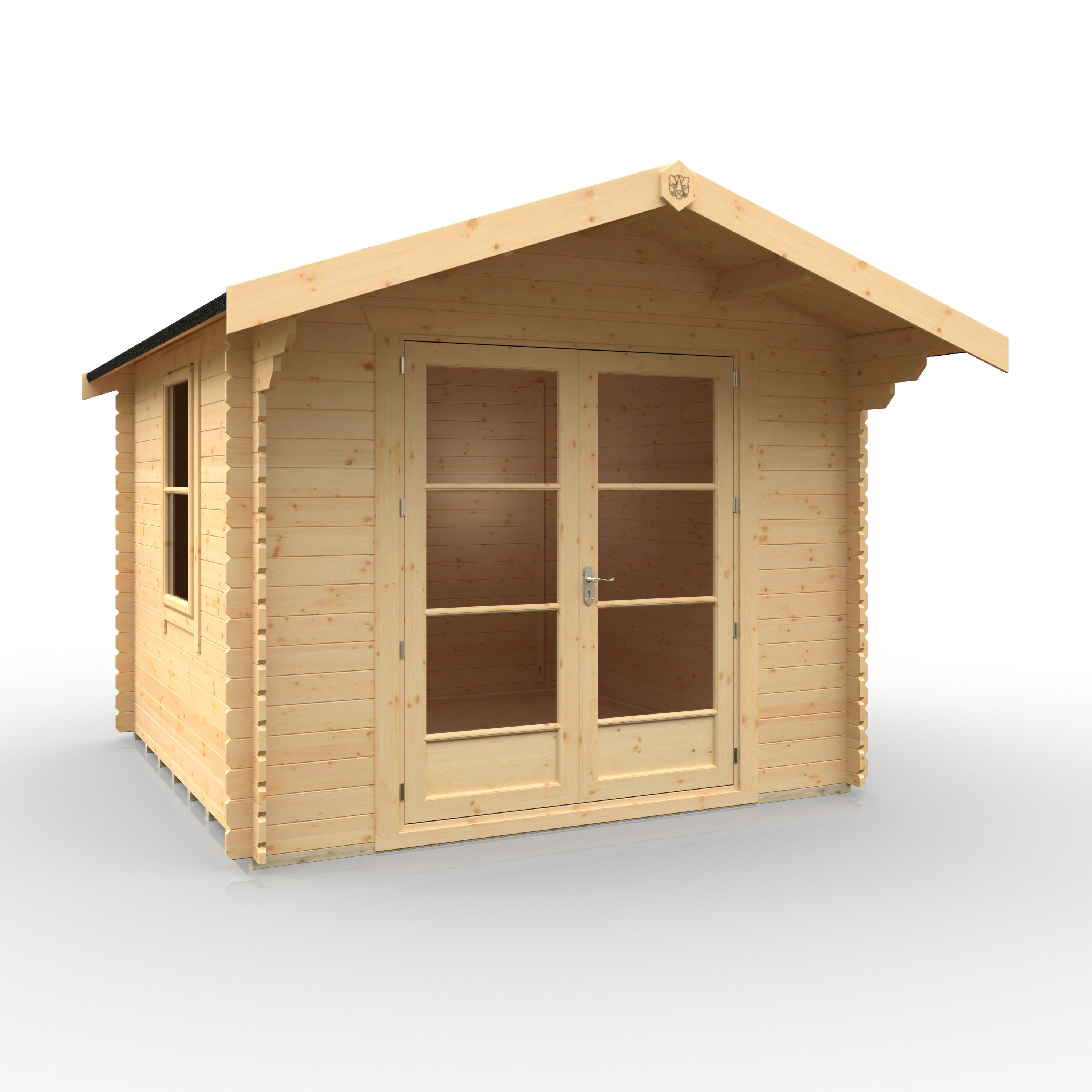 Tiger Sheds The Panthera Tongue & Groove Log Cabin 10x10w | Wayfair.co.uk