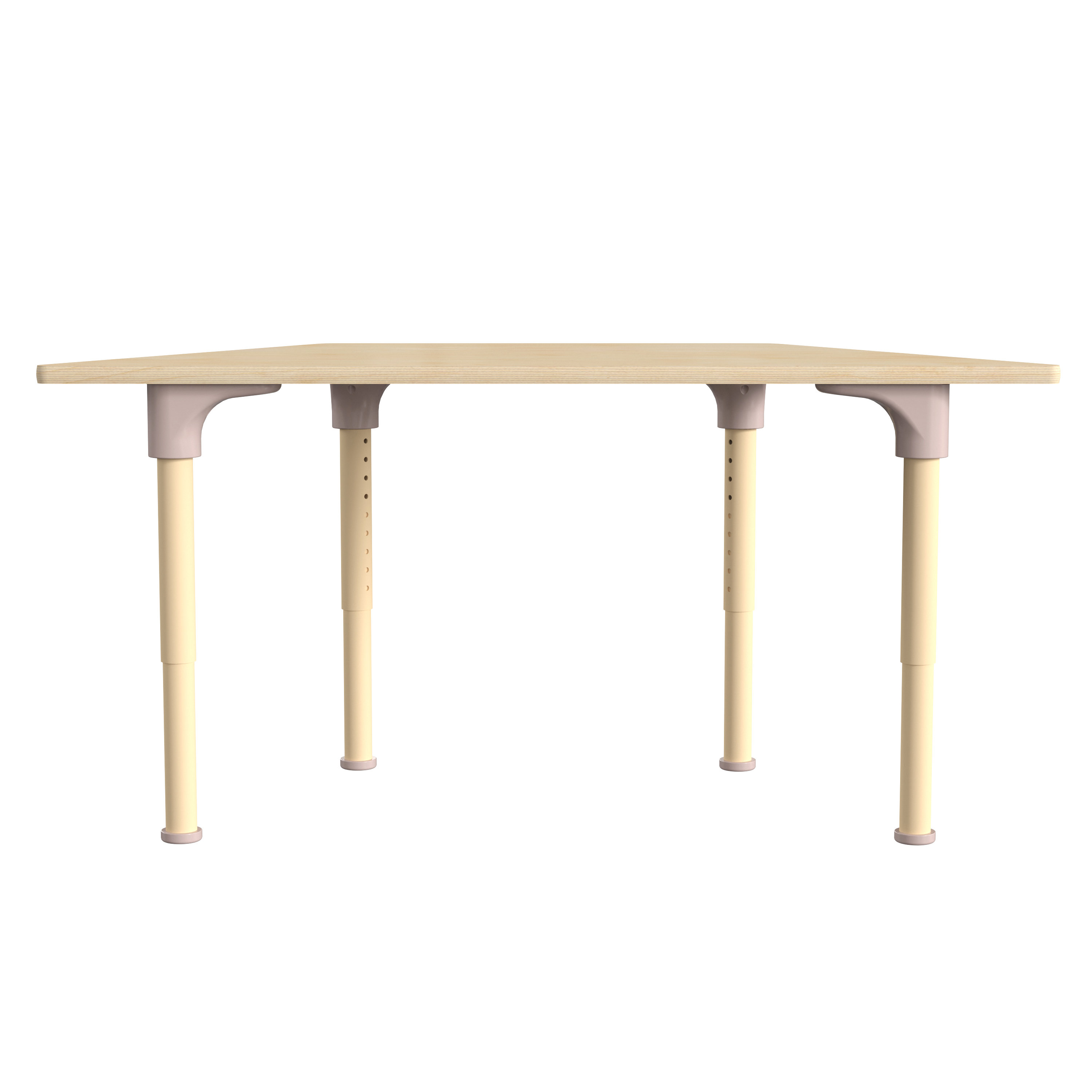 Bright Beginnings Adjustable Height Trapezoid Activity Table | Wayfair