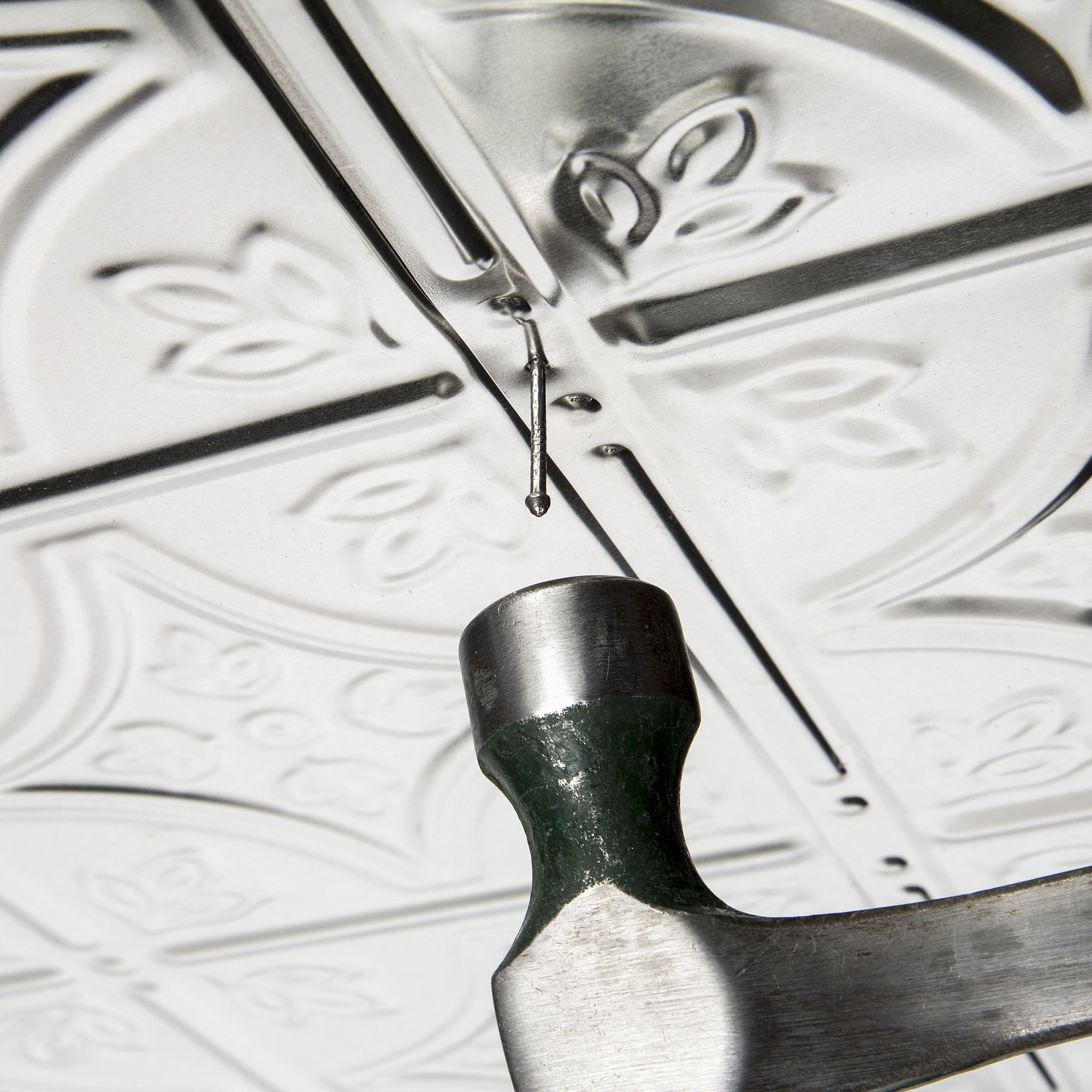 GreatLakesTin 0.01 ft. x 0.1 ft. Nail-up Tin Ceiling Tile | Wayfair