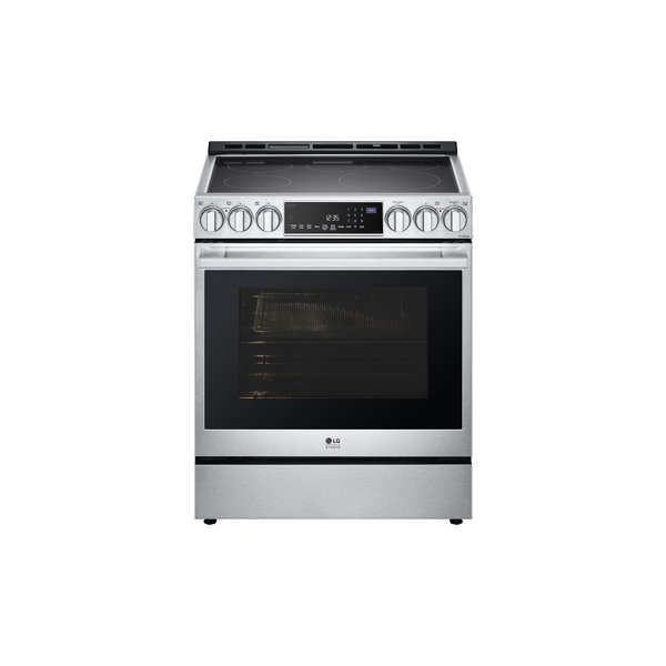 LG Studio 30" 6.3 cu. ft. Smart Slide-in Electric Range with Convection ...