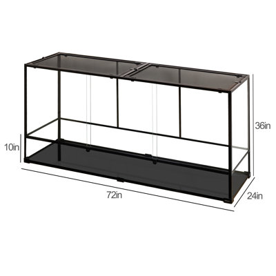 REPTIZOO 72'' x 24'' x 36'' Reptile Terrarium | Wayfair