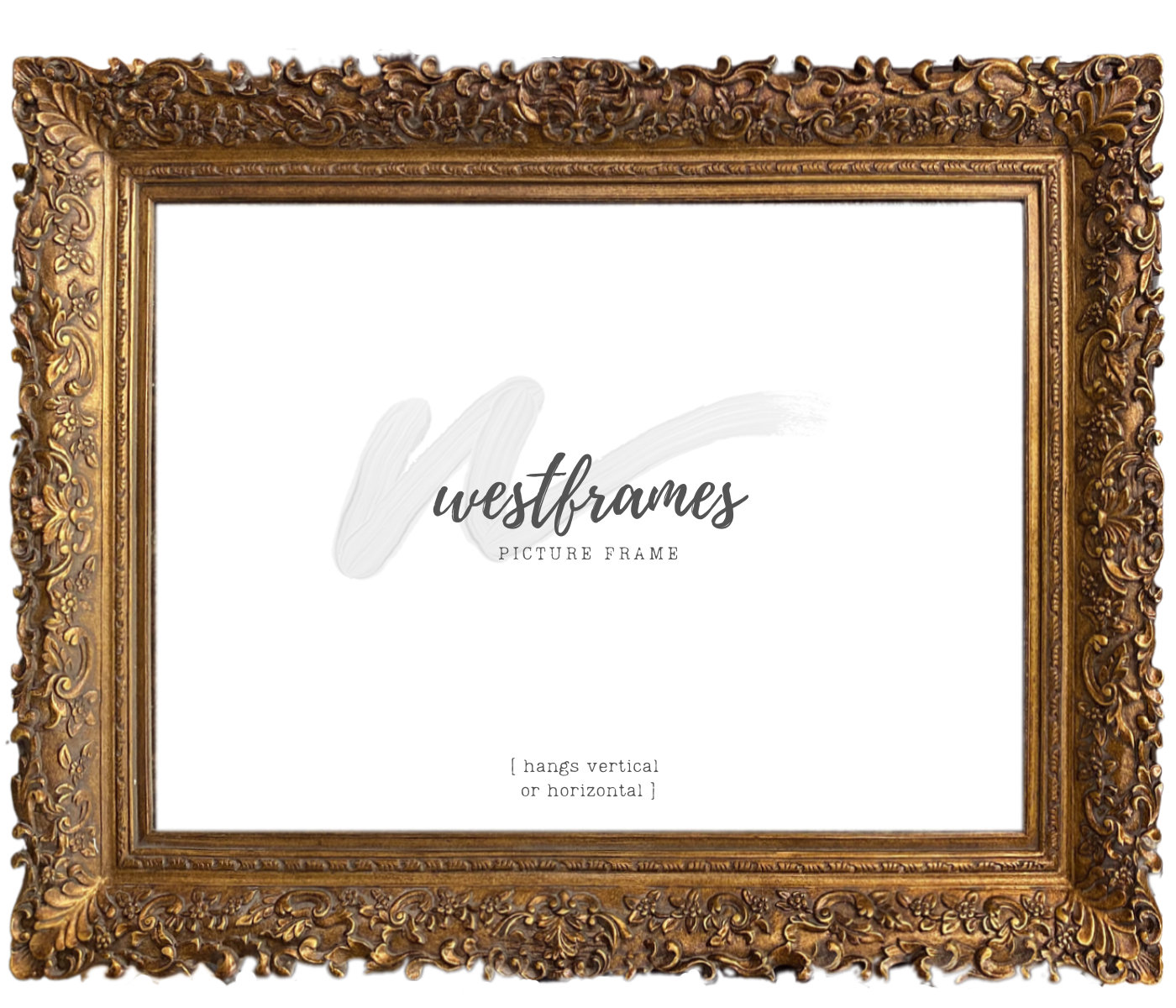 West Frames Louis French Baroque Ornate Wood Picture Frame Antique Gold ...