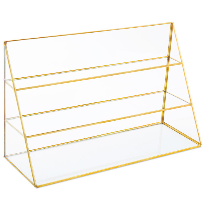 Mercer41 3-Tier Retail Glass Display Showcase Jewelry Stand | Wayfair