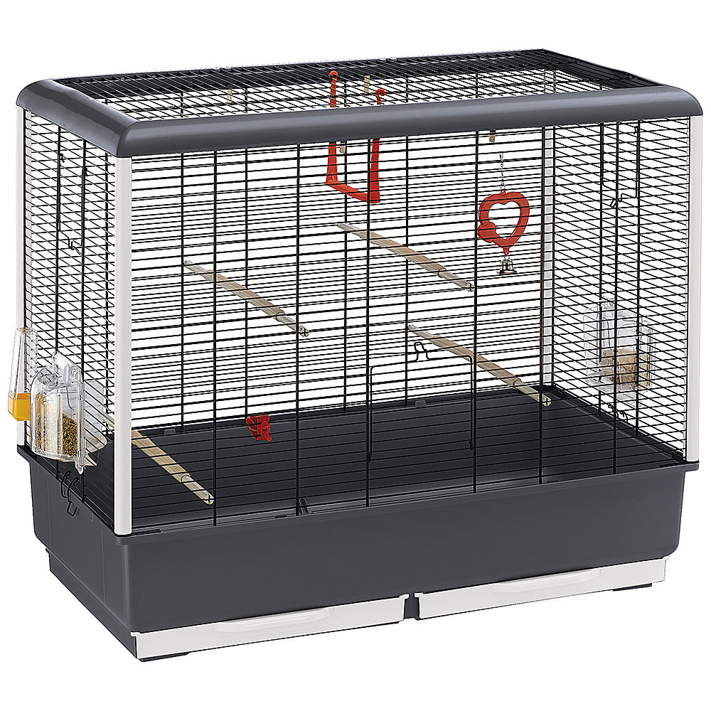 Ferplast 62Cm Flat Top Table Top Bird Cage with Perch | Wayfair.co.uk