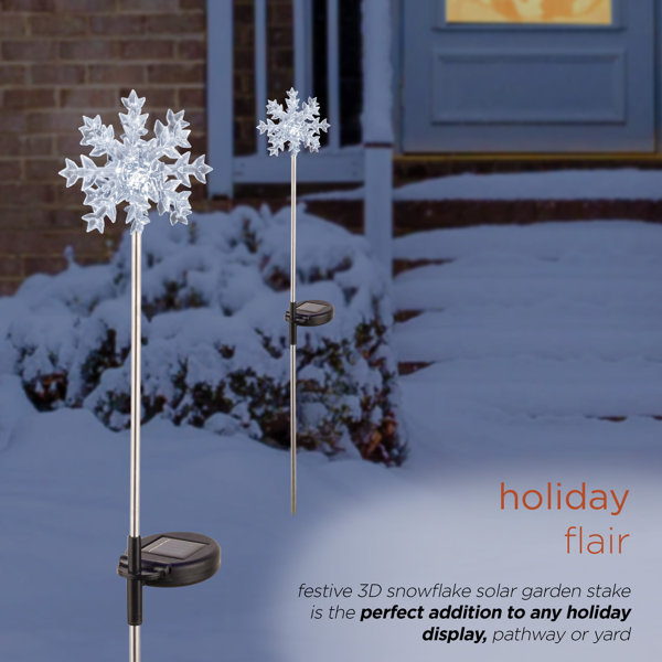 Mercury Row® Snowflake Garden Stake & Reviews | Wayfair