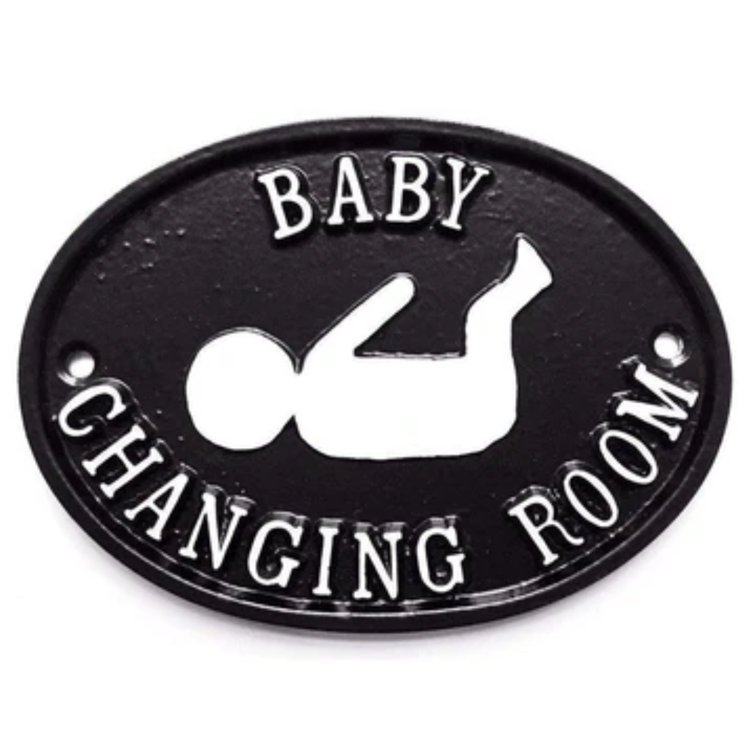 Maturi Baby Changing Room Sign | Wayfair.co.uk