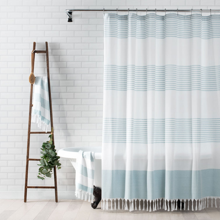 Dakota Fields Chinon Striped Single Shower Curtain & Reviews | Wayfair
