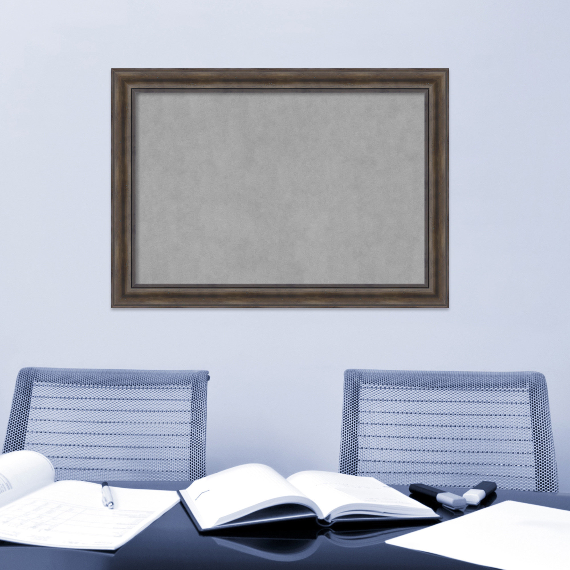 Gracie Oaks Magnetic Wall Mounted Bulletin Board | Wayfair