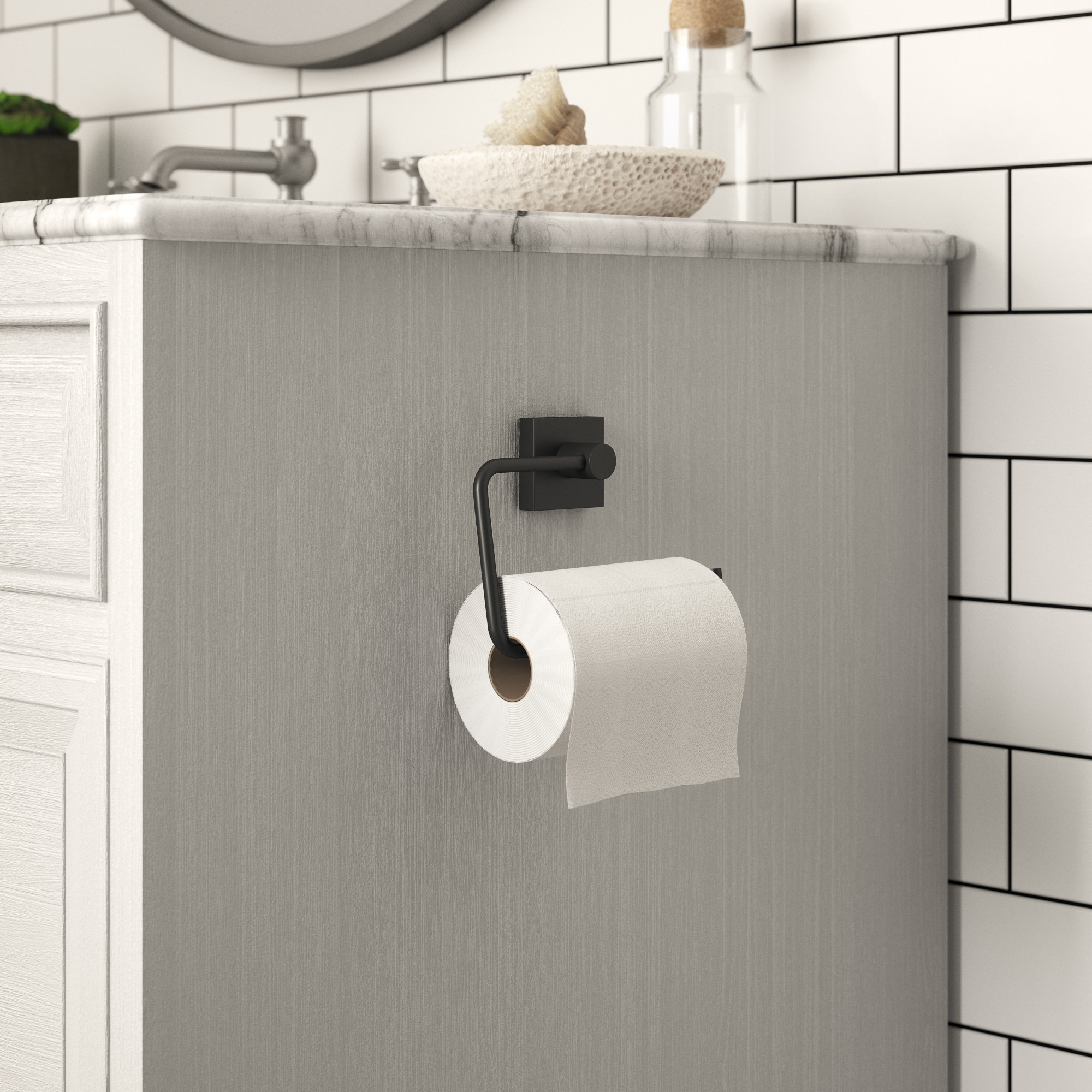 Orren Ellis Witherspoon Wall Mount Toilet Paper Holder & Reviews | Wayfair