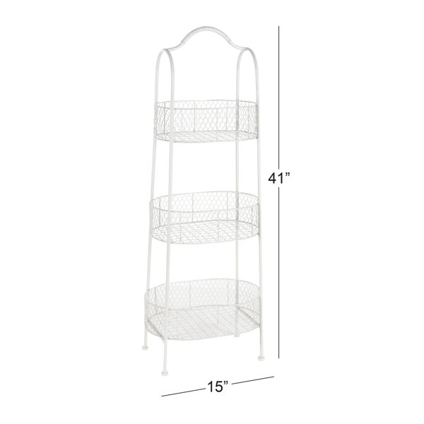 Ophelia & Co. 3 Tier Metal Basket & Reviews | Wayfair