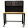 Homak Collapsible Reloading 59"W Adjustable Height Wood Top Workbench ...