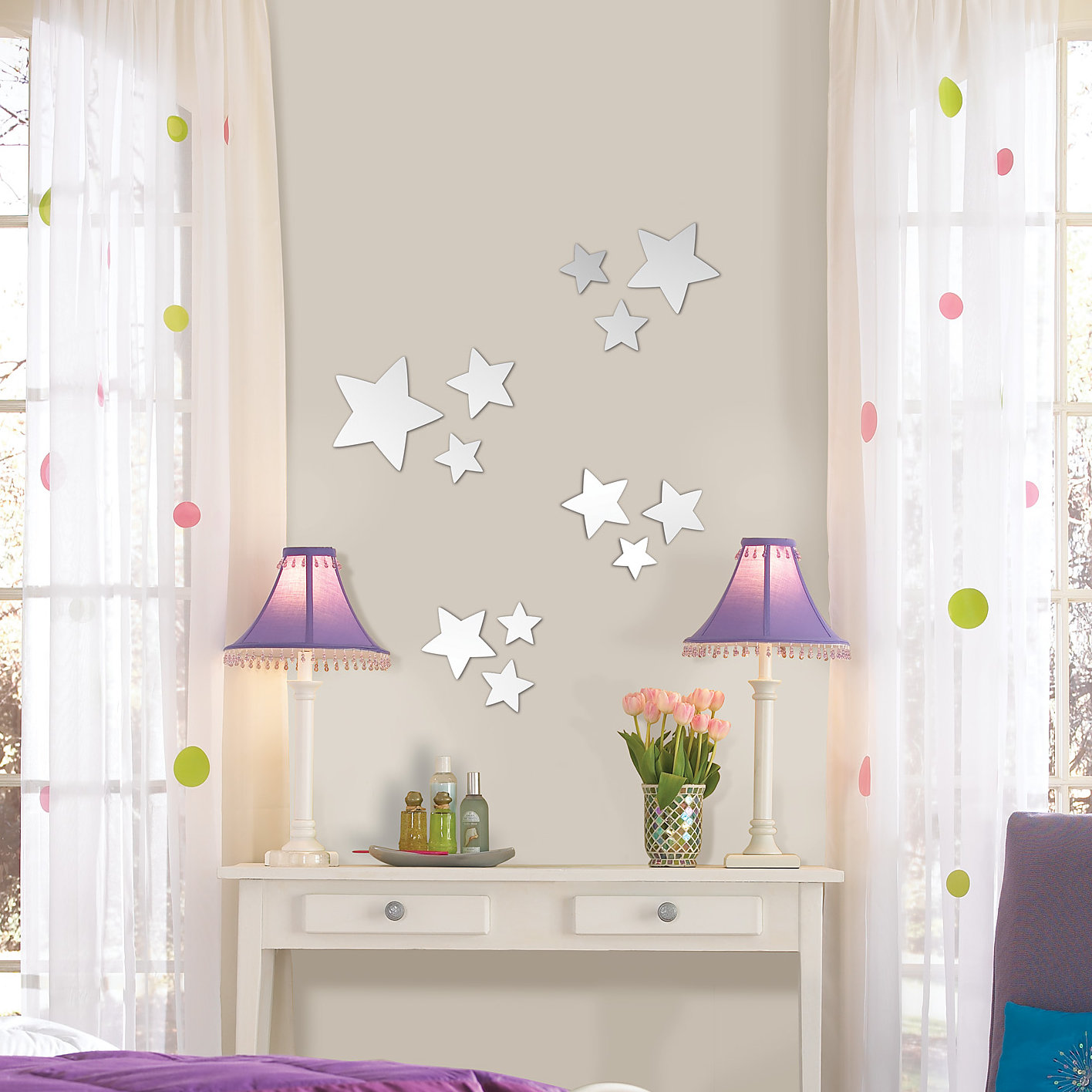 WallPops Stars Mirror Wall Decal & Reviews | Wayfair