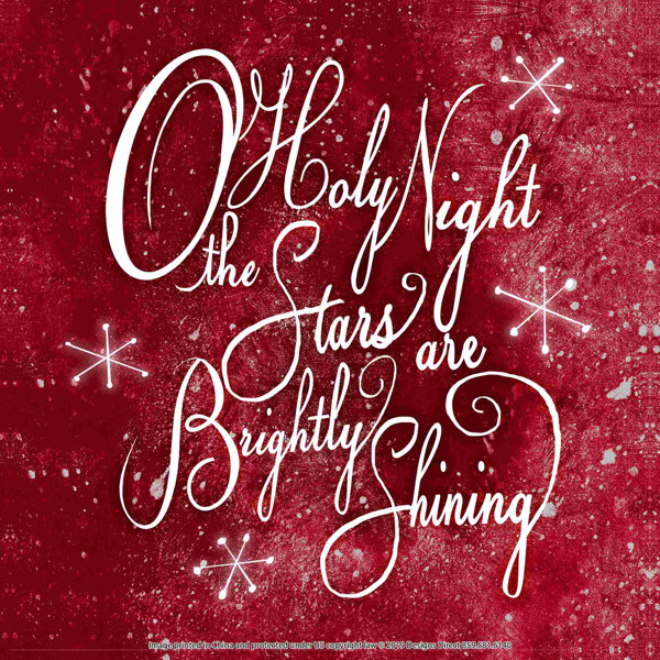 The Twillery Co.® Holy Night 2 - Wrapped Canvas Print | Wayfair