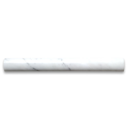 Marble Online Carrara White Marble 1X12 Quarter Round Covering Edge ...