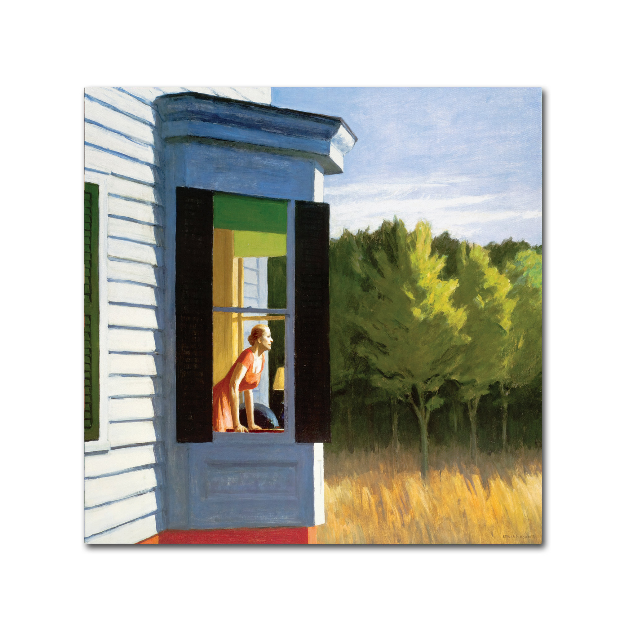 Vault W Artwork Edward Hopper Cape Cod Morning by Edward Hopper - Print ...