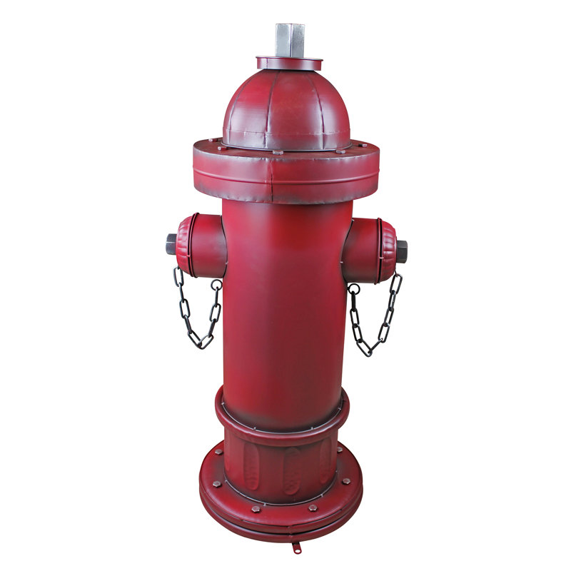 Design Toscano Vintage Metal Fire Hydrant Statue & Reviews | Wayfair