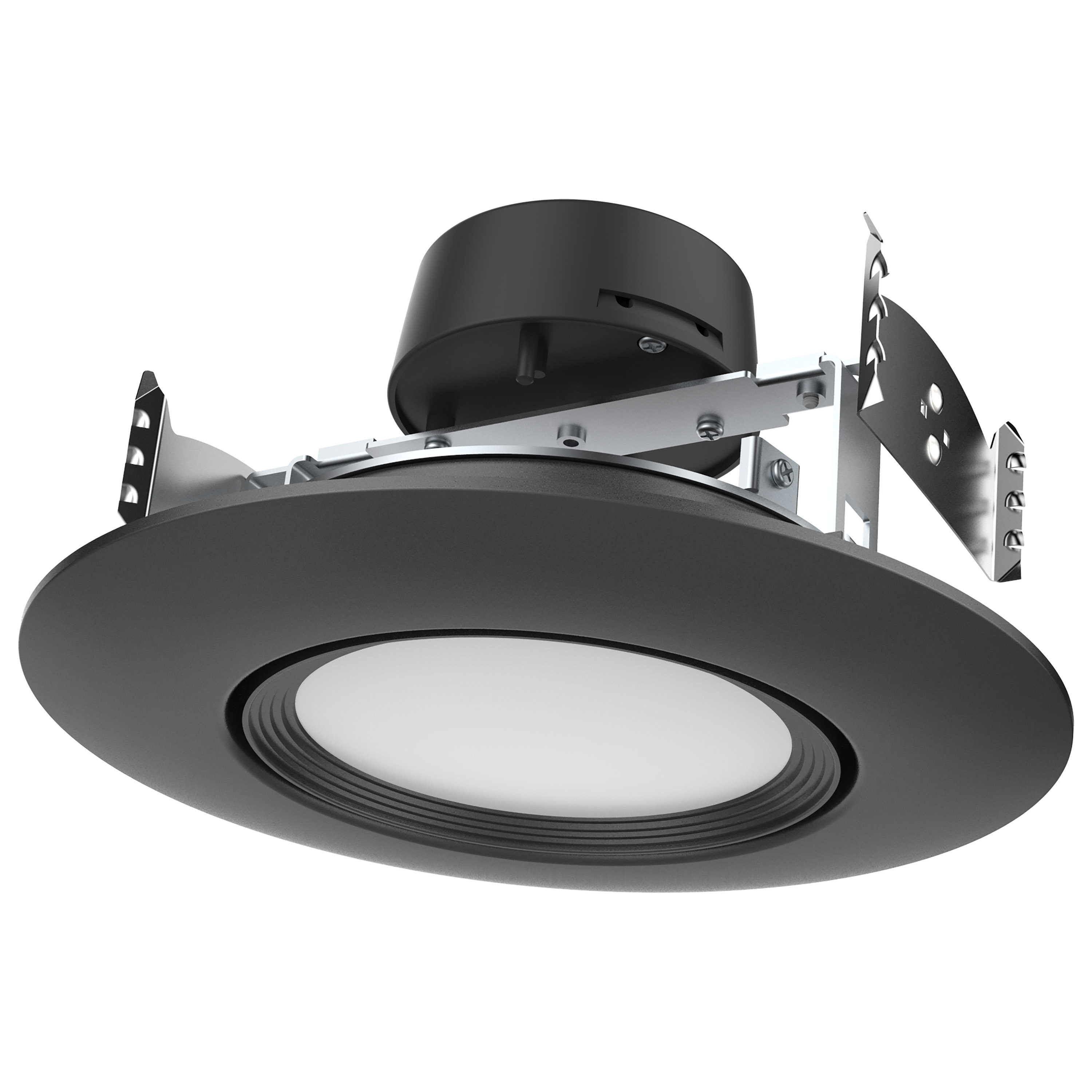 Satco 7.4" Selectable CCT Remodel LED Retrofit Recessed Lighting Kit ...