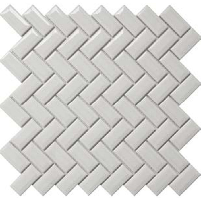Roca Tiles Bg Wh 12X12 Mos.Diamond Herring. | Wayfair