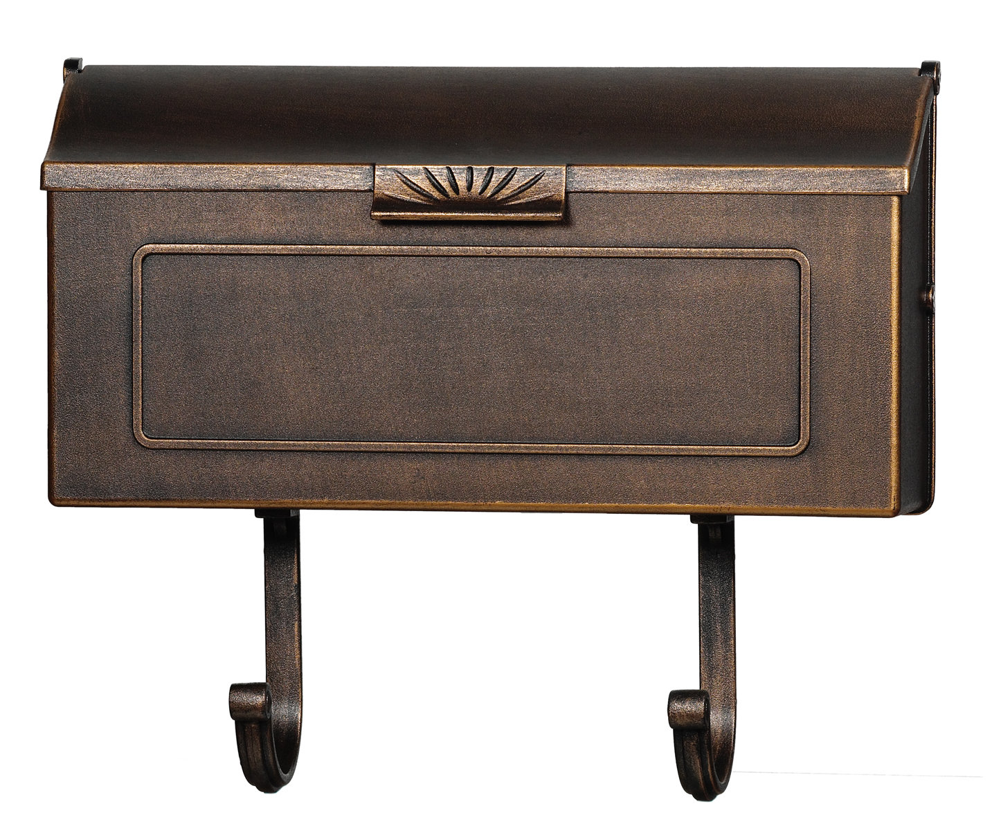 PRO-DF Cast Aluminum Wall Mounted Mailbox & Reviews | Wayfair