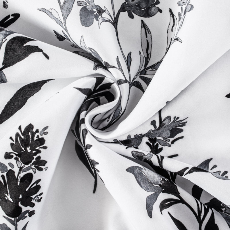 Red Barrel Studio® Jaeven Floral Tailored 52'' W Window Valance ...