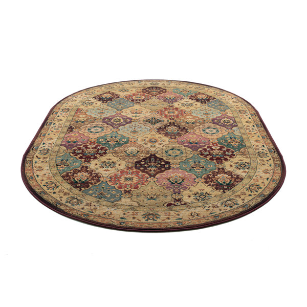 Three Posts Hartshorne Brown/Cream/Teal Rug & Reviews | Wayfair.co.uk