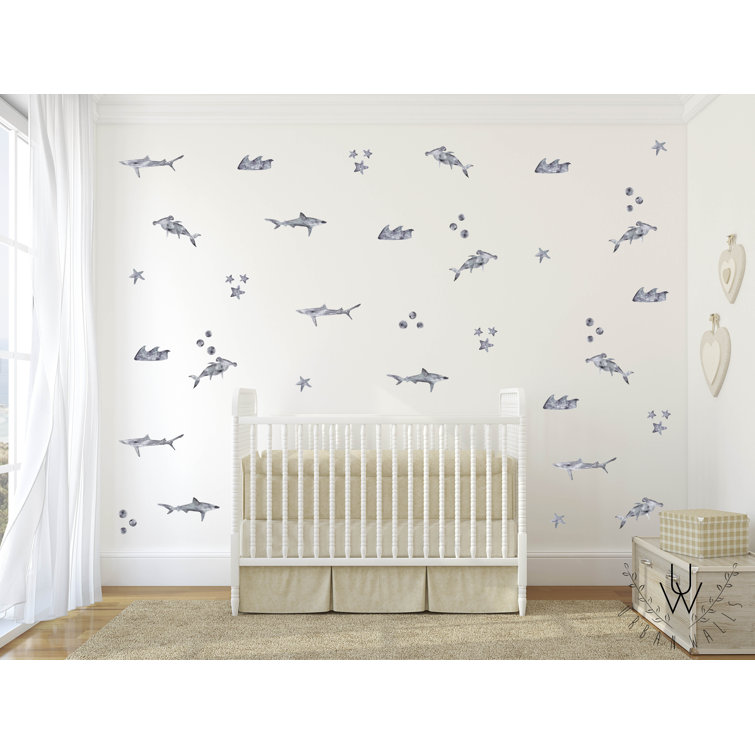 Urban Walls Little Sharks Wall Decal | Wayfair