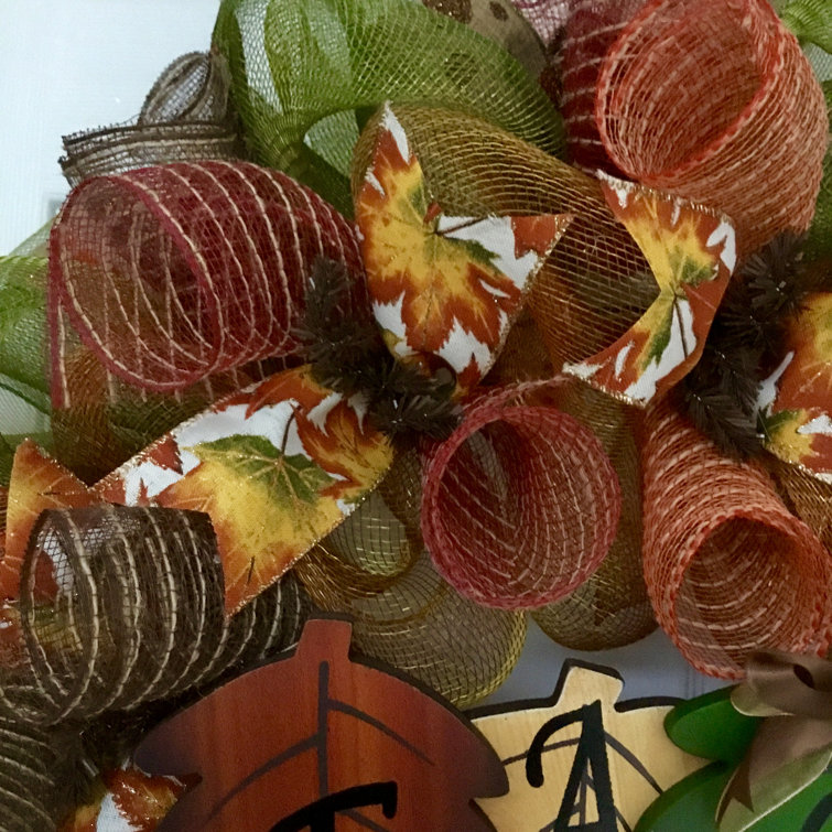 Primrue Fall Welcome Wreath | Wayfair