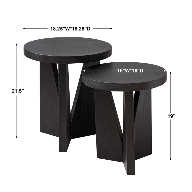 AllModern Bodiam Nesting End Table & Reviews | Wayfair