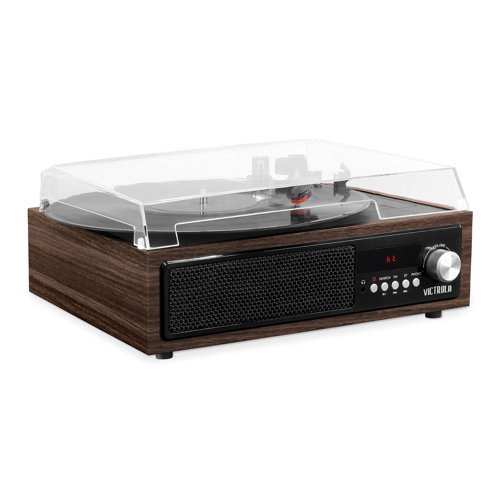 Victrola 3-In-1 Bluetooth Record Player with Built-in Speakers and 3 ...