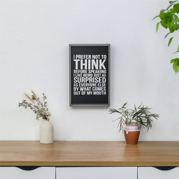 Trinx Word - Picture Frame Textual Art on | Wayfair