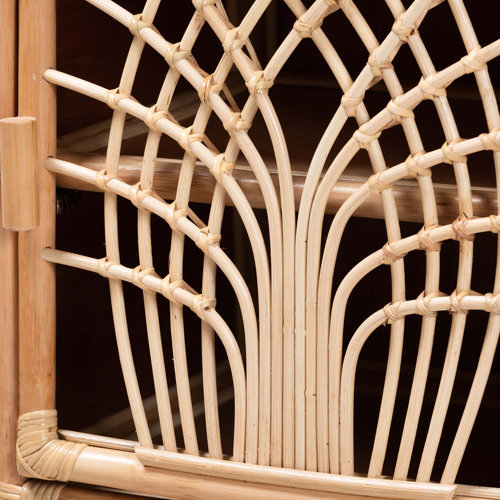 Bay Isle Home Kioneli Rattan/Wicker Nightstand | Wayfair